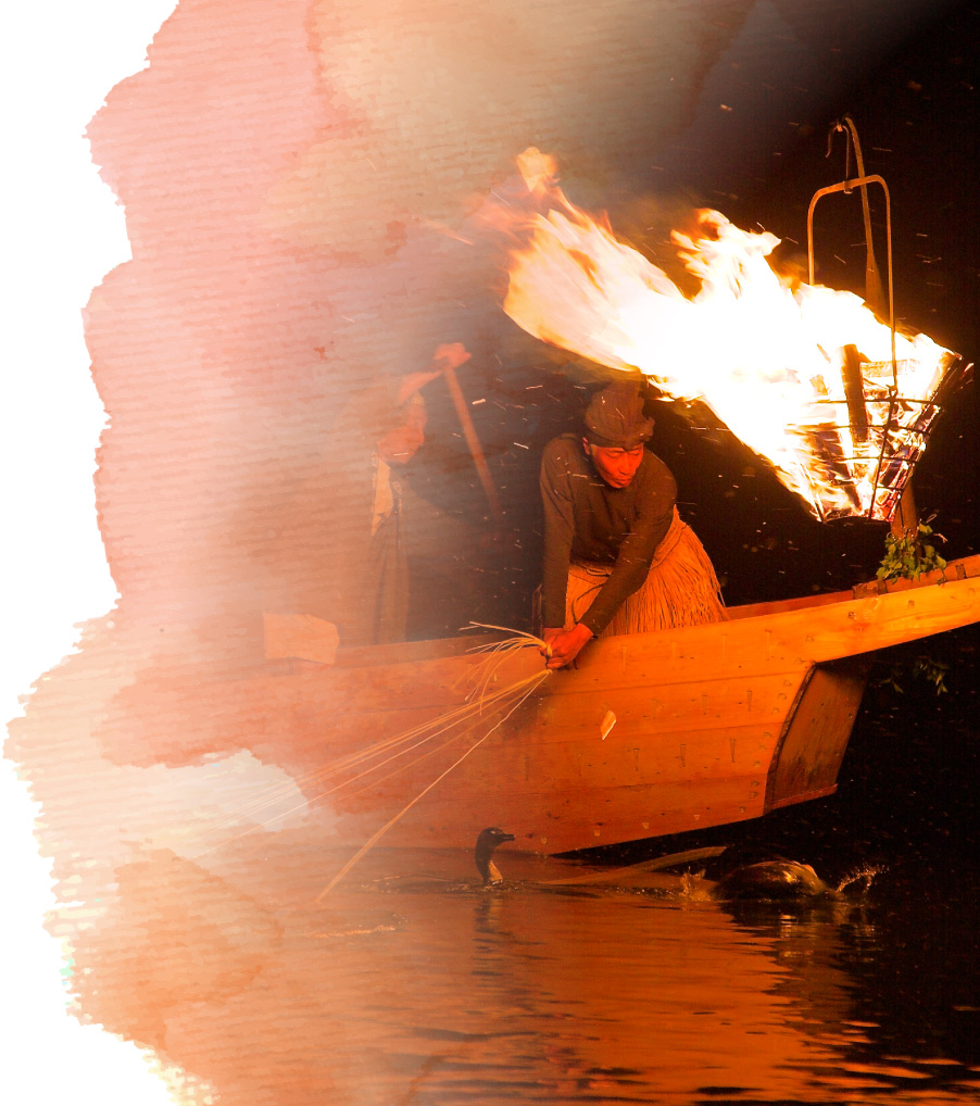 Ukai (Cormorant Fishing) on the Nagara River in Gifu | nagaragawa onsen
