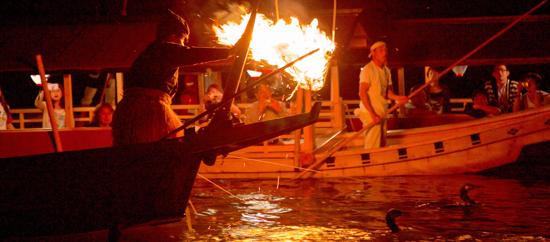 Ukai (Cormorant Fishing) on the Nagara River in Gifu | nagaragawa onsen